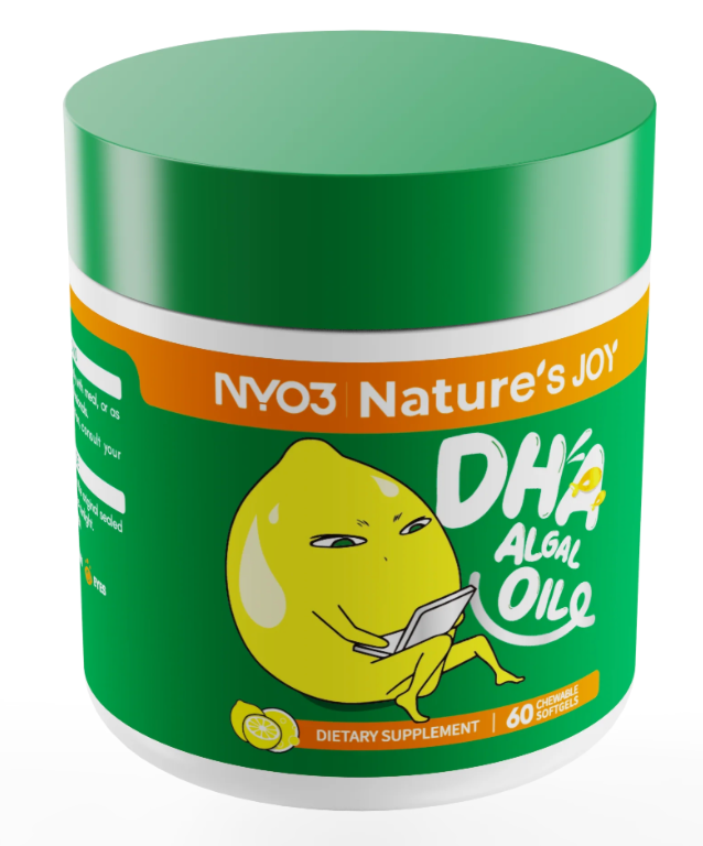 NYO3 Nature's Joy DHA Chewable Softgel 60's – LOLU™ HEALTH