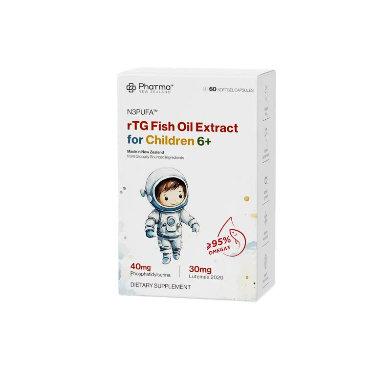 Pharma New Zealand N3PUFA rTG Fish Oil Extract for Children 6+ (30 ...